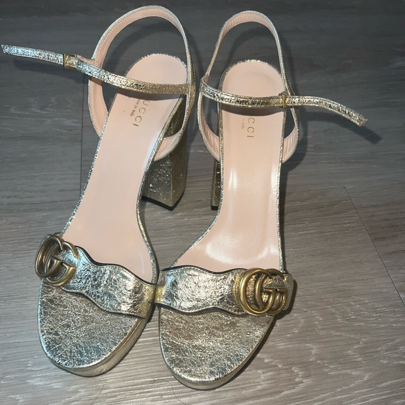 Gucci | Shoes | Gucci Marmont Block Heels | Poshmark
